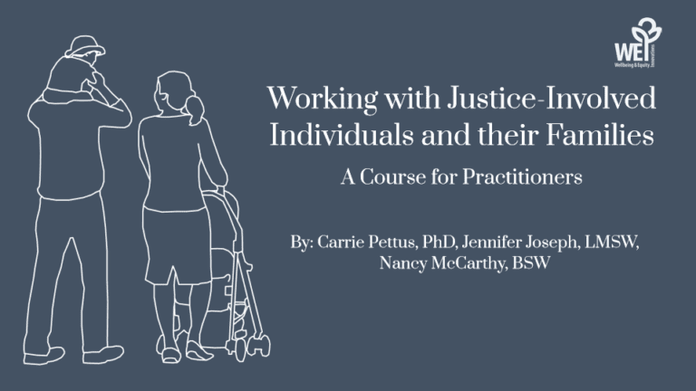 Working with Justice-Involved Individuals and their Families - Justice ...